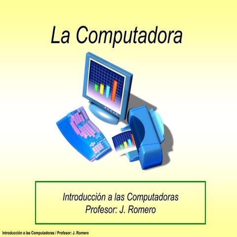 Taller de introducción a las computadoras | PPTX