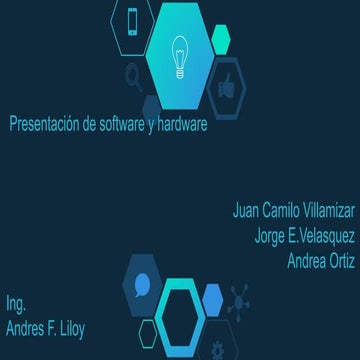 Definición de hardware y software en la tecnología | PPT