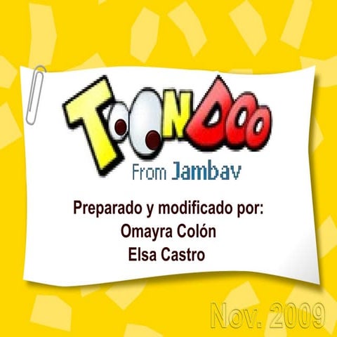 ToonDoo - how to use this exciting cartoon creator in your classroom | PPTX