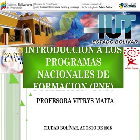 Taller Filosofía de los PROGRAMAS NACIONALES DE FORMACIÓN | PPT