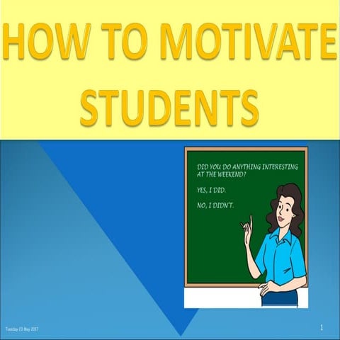 Tallerhowtomotivatestudents | PPT