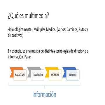 Multimedia educativa | PPTX