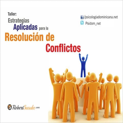 Estrategias aplicadas para la Resolución de Conflictos | PDF