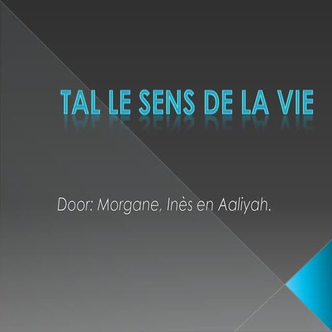 TAL _ Le sens de la Vie | PDF