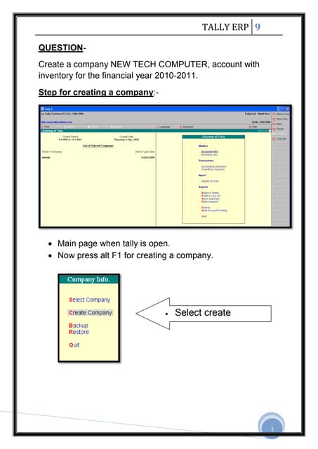 Basic tally notes | PDF | Stocks and Bonds | Personal Investing