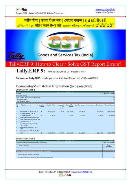 Gst in tally | PPT