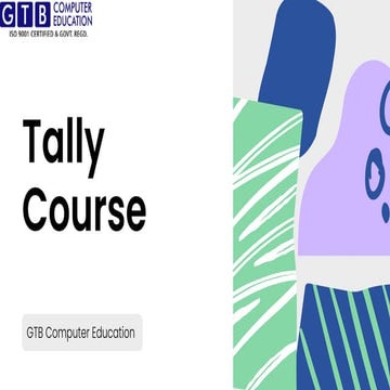 TallyPrime: Smart Business Management Skills | PDF