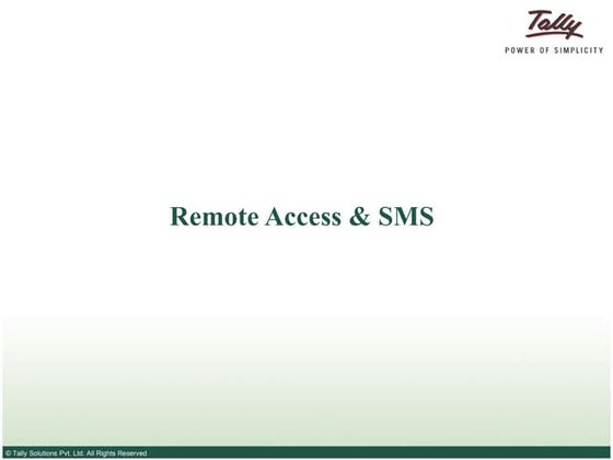 Remote Access Management | PPTX | Cloud Computing | Internet