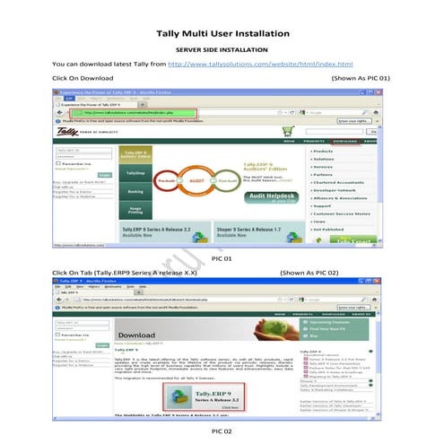 Tally Multi user installation kalpataru | PDF
