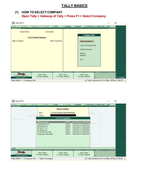 Tally 9 Purchase Entry | PPT