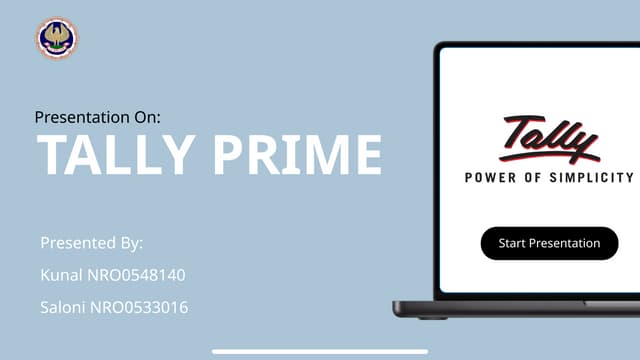Tally Prime Educational mode Tutorial | PDF