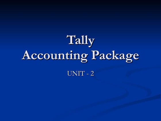 Tally Prime Educational mode Tutorial | PDF