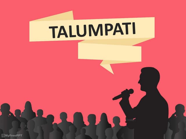Pagtatalumpati | PPTX
