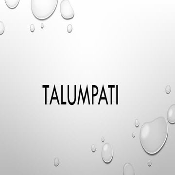 TALUMPATI, KATANGIAN AT KALIKASAN NG TALUMPATI | PPTX