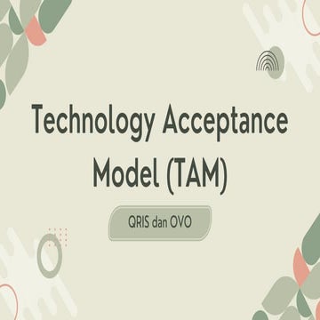 TAM (Technology Acceptance Model) QRIS DAN OVO | PDF