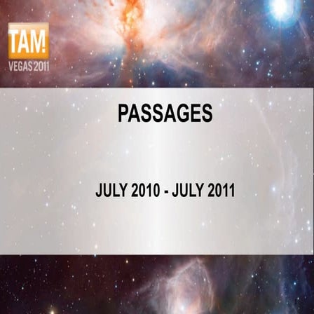 TAM8 Passages | KEY
