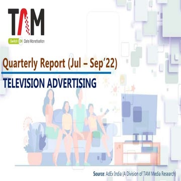 Top advertisers in July-Sep 2022: TAM report | PPT