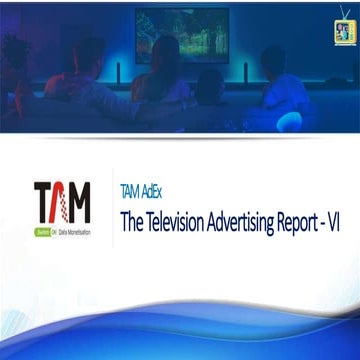 TAM AdEx-Television Advertising Report VIII | PDF