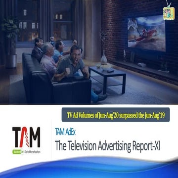 TAM AdEx-Television Advertising Report VIII | PDF