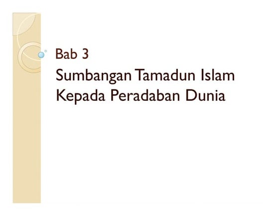 Tamadun islam | PPT