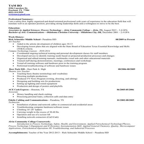 Bo Resume | PDF