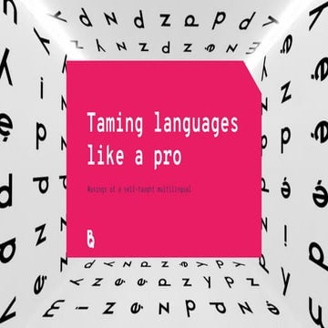 Taming languages like a pro | PDF | Education