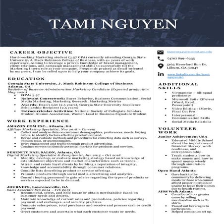 Tami nguyen resume | PDF