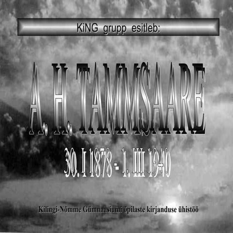 Tammsaare | PPT