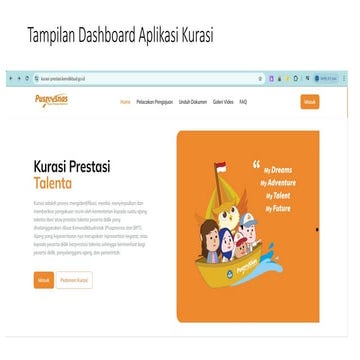 TAMPILAN DASHBOARD APLIKASI KURASI To BALI AND OBA.pptx