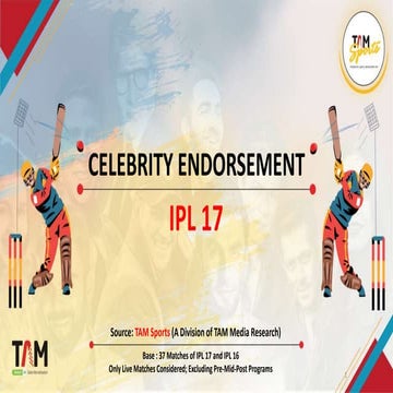 TAM Sports_IPL 17 Till Match 37_Celebrity Endorsement _Report.pdf