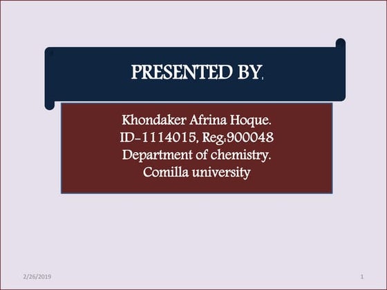 Franck Condon Principle | PPT