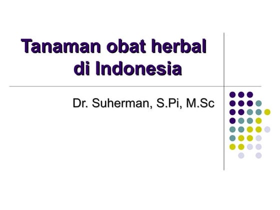 Ppt tanaman obat | PPT