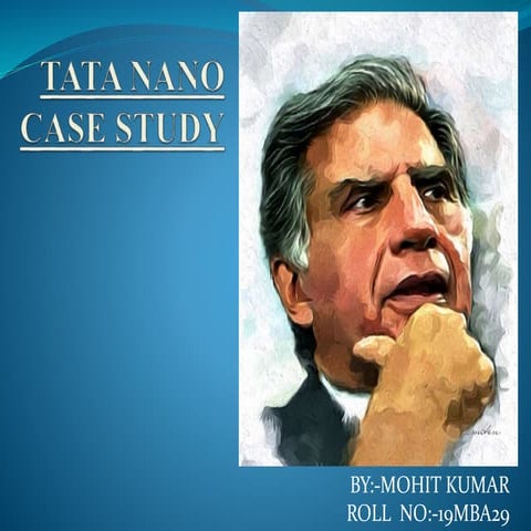 Tata nano case study | PPTX