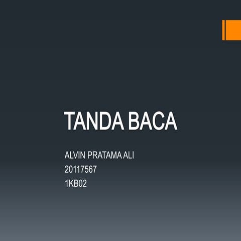 Tanda baca | PPTX