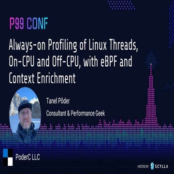 Always On Profiling Of All Linux Threads On Cpu And Off Cpu With Ebpf And Context Enrichment Ppt
