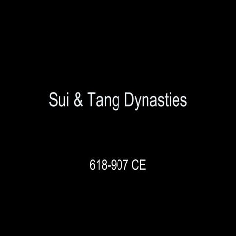 Tang dynasty | PPT