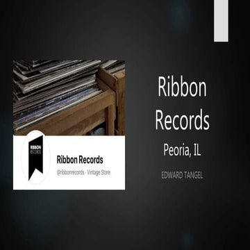 Ribbon Records - Record Store Scavenger Hunt | PPT