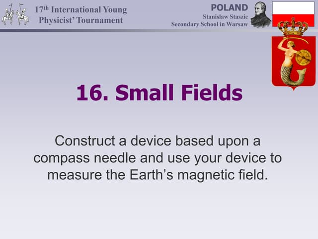 Physics Investigatory Project - Class 12 - Tangent Galvanometer | PDF