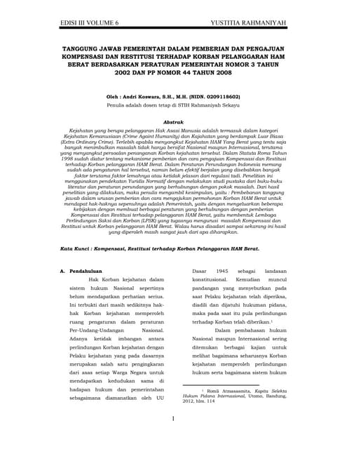 PPT Pengadilan HAM Amel(190510106).pptx