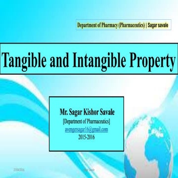 Tangible and intangible property | PDF