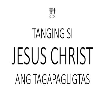 Tanging si JESUS CHRIST ang Tagapagligtas - Tagalog Soul Winning Gospel ...