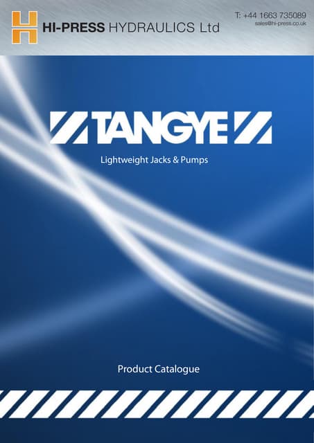 Tangye hydralite-jacks-datasheet | PDF