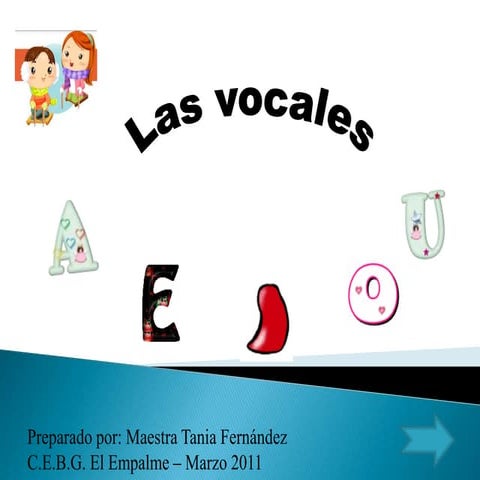 Las vocales | PPTX