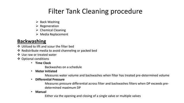 Flushing cleaning procedure | PDF