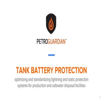 Lightning & Static Tank Battery Protection | PPTX