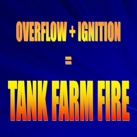 FIre in the Tank Farm due to spark from vehicle | PPT
