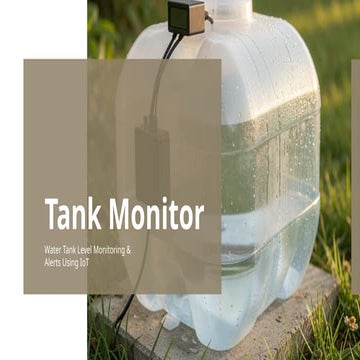IoT-Based Water Tank Level Monitoring and Alert System for Efficient ...