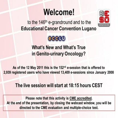 I. Tannock - New developments in the systemic treatment of advanced ...