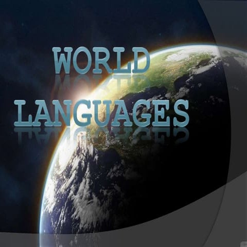 The World Languages | PPTX