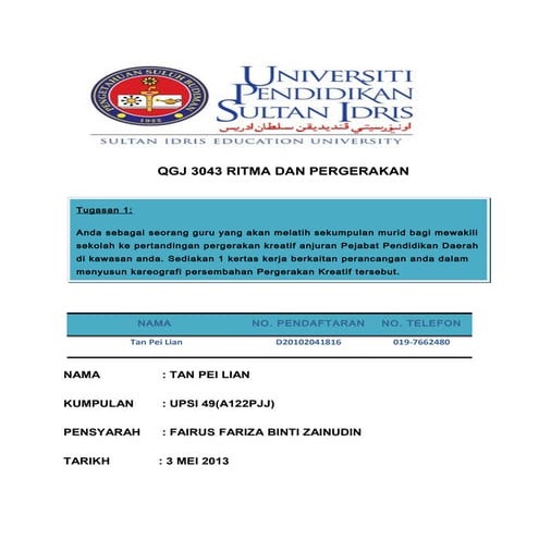 Pengenalan kepada pendidikan pergerakan | PPTX